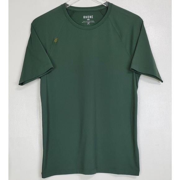 RHONE | Shirts | Nwt Rhone Reign Short Sleeve Tee Shirt Camping Green ...